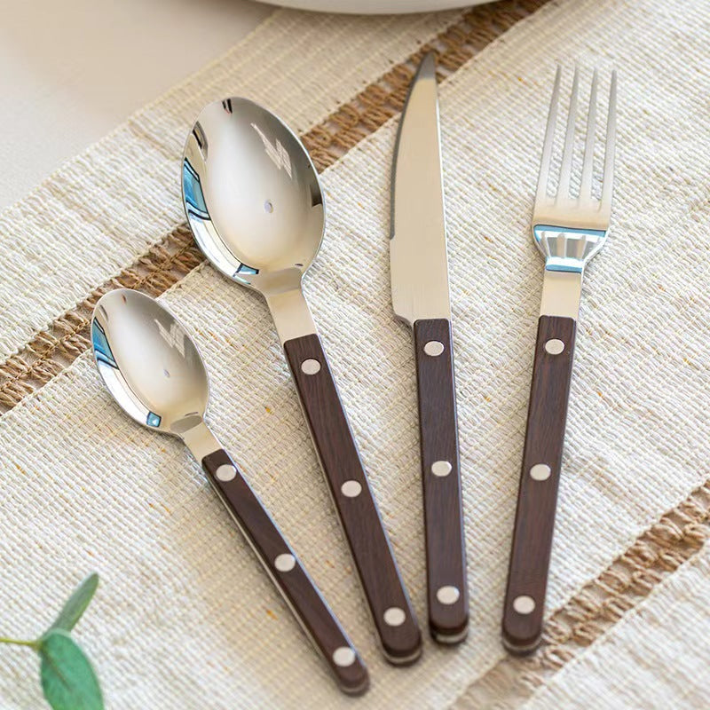 Louisiana Wood 16pc Cutlery Set – Tasteful Living